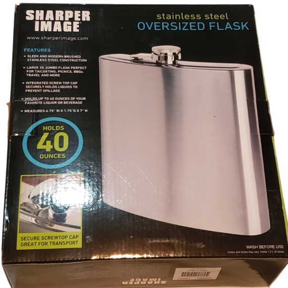Sharper Image | Dining | Sharper Image Oversized Flask | Poshmark